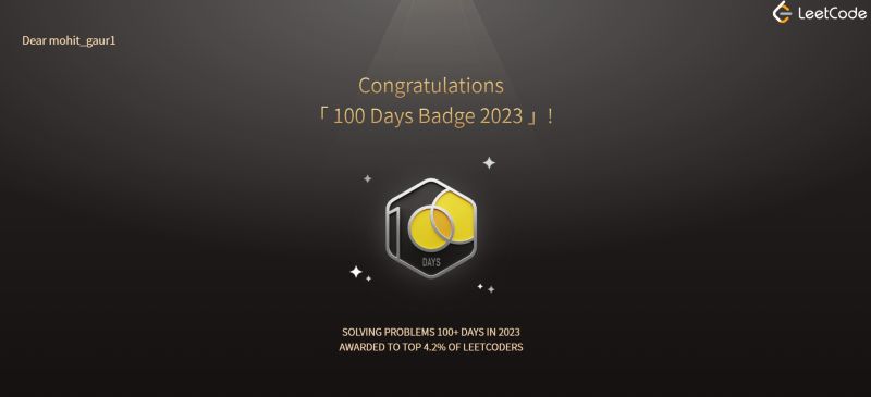 Mohit Gaur on LinkedIn: #leetcodechallenge #codingmilestone ... Mohit Gaur on LinkedIn: #leetcodechallenge #codingmilestone ...