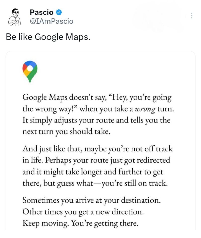 Sanyam Garg on LinkedIn: #google #direction #mondaymotivation Sanyam Garg on LinkedIn: #google #direction #mondaymotivation
