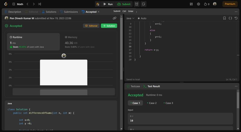 Pon Dinesh Kumar M on LinkedIn: #100daysofcode #leetcodejava # ... Pon Dinesh Kumar M on LinkedIn: #100daysofcode #leetcodejava # ...
