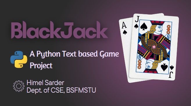 How to play Blackjack game with Python | Himel Sarder posted on the ... How to play Blackjack game with Python | Himel Sarder posted on the ...
