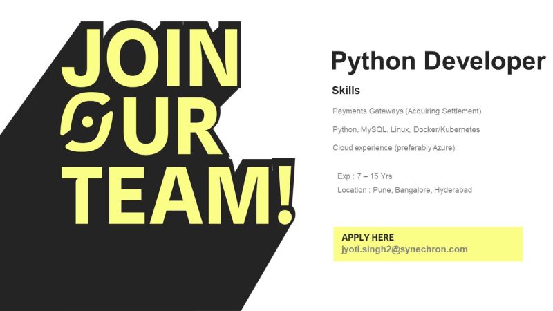 Jyoti Singh on LinkedIn: #payments #pythondeveloper #cards #acquiring # ... Jyoti Singh on LinkedIn: #payments #pythondeveloper #cards #acquiring # ...
