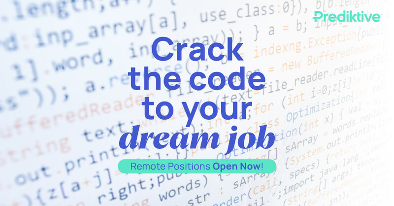 Prediktive on LinkedIn: #codebreaker #dreamjob #remotetech #techquest # ... Prediktive on LinkedIn: #codebreaker #dreamjob #remotetech #techquest # ...