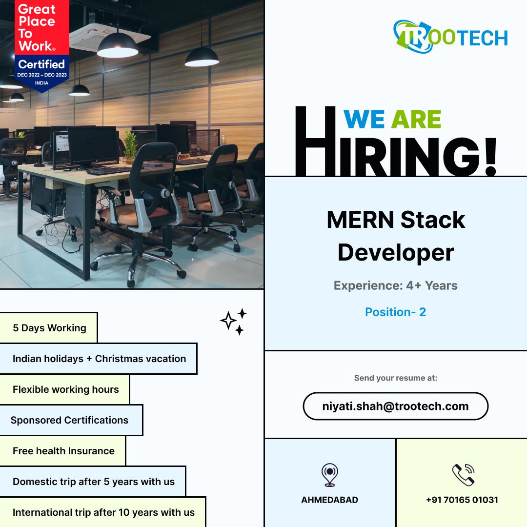 #mern #reactjs #nodejs #expressjs #ahmedabadjob #itjobs #opentowork ... #mern #reactjs #nodejs #expressjs #ahmedabadjob #itjobs #opentowork ...