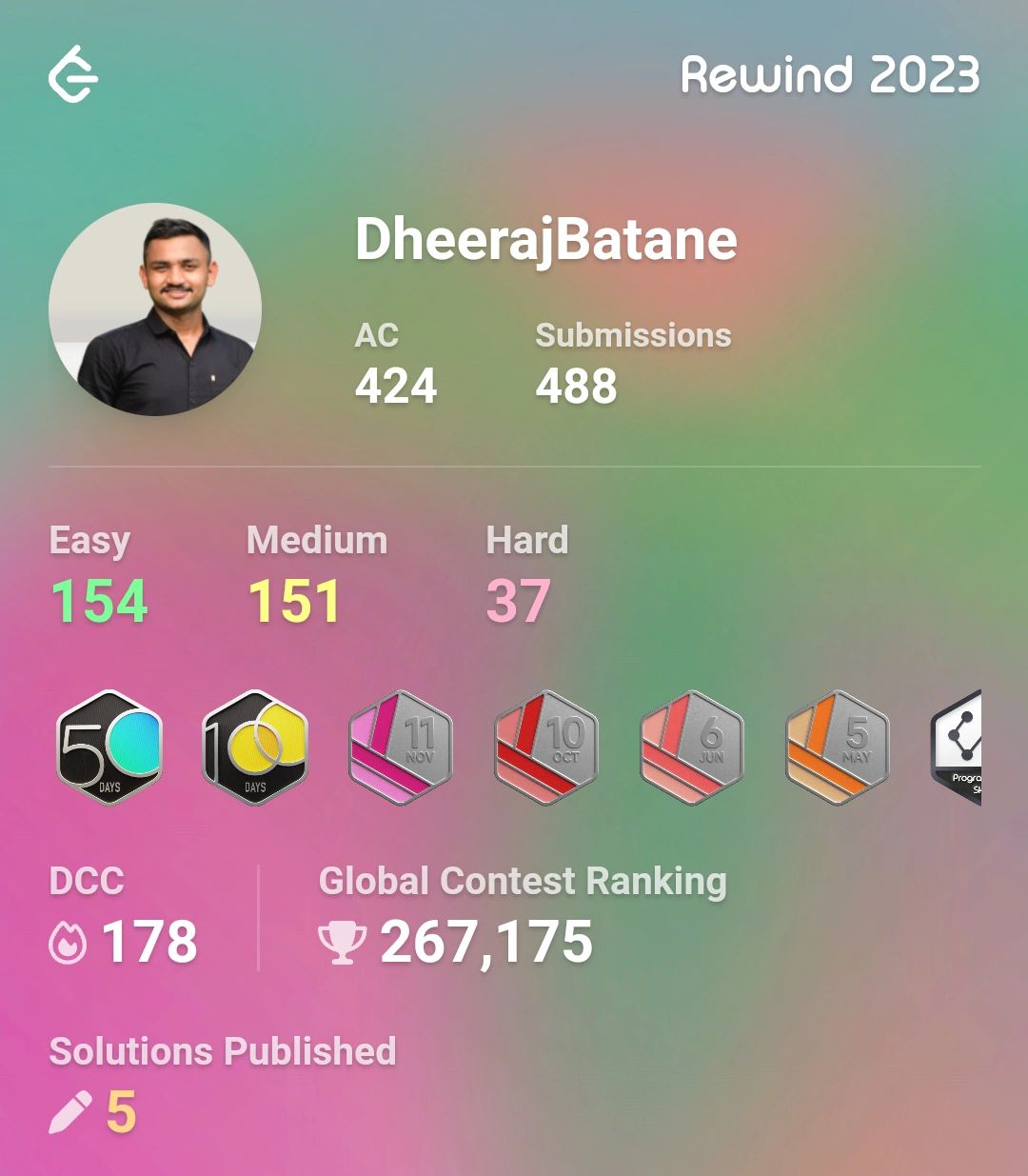 Dheeraj Batane on LinkedIn: #leetcodechallenge #dcc #leetcode Dheeraj Batane on LinkedIn: #leetcodechallenge #dcc #leetcode