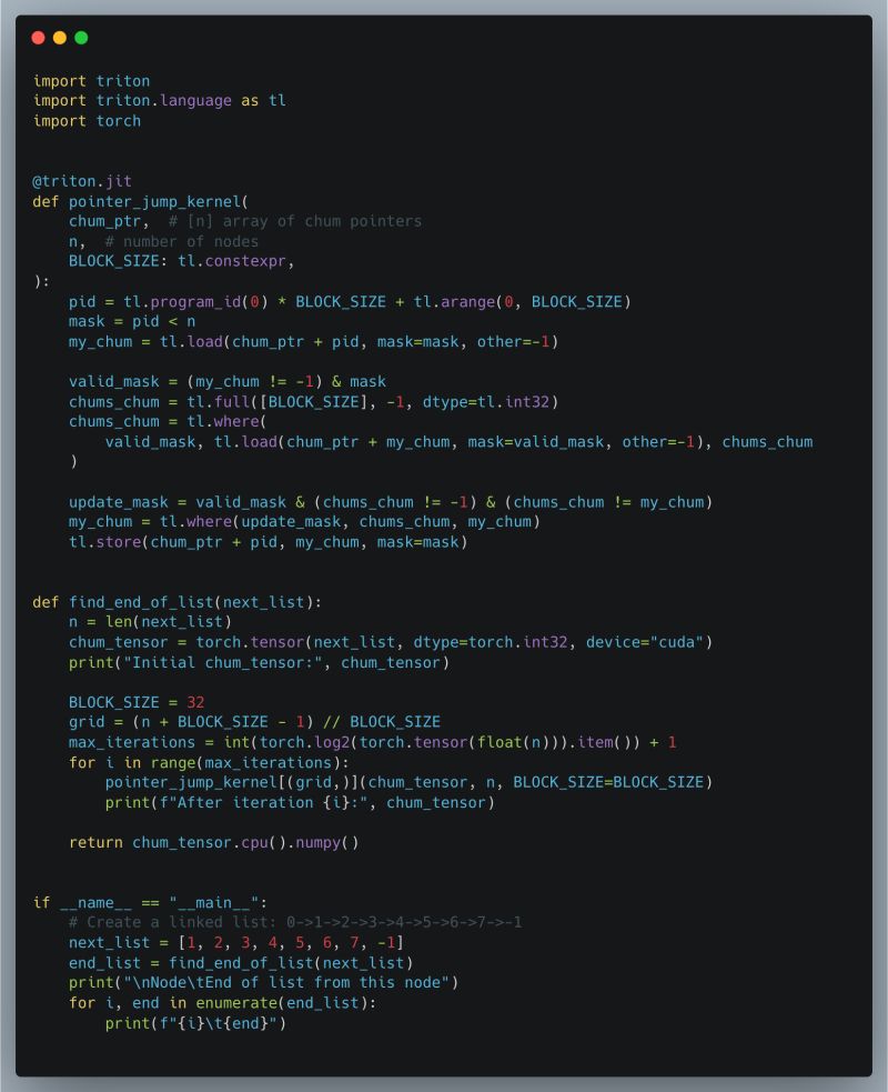 Traverse a Linked List of n Nodes Using CUDA in log(n) Steps Under my ... Traverse a Linked List of n Nodes Using CUDA in log(n) Steps Under my ...