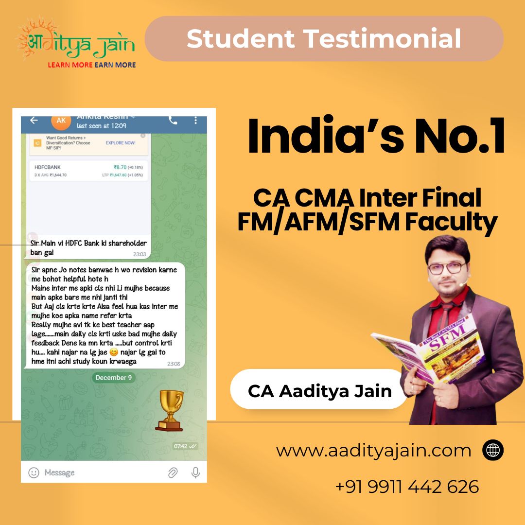 Aaditya Jain on LinkedIn: #icai #icmai #feedback #testimonial # ... Aaditya Jain on LinkedIn: #icai #icmai #feedback #testimonial # ...