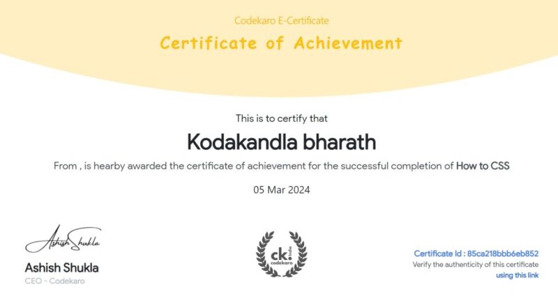 kodakandla Bharath on LinkedIn: codekaro -css kodakandla Bharath on LinkedIn: codekaro -css