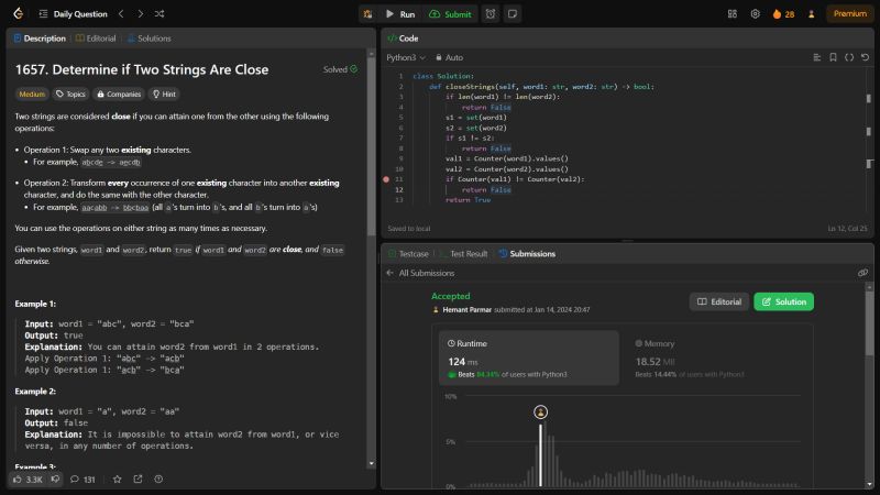 Hemant Parmar on LinkedIn: #100daysofcode #drgviswanathan #leetcode # ... Hemant Parmar on LinkedIn: #100daysofcode #drgviswanathan #leetcode # ...