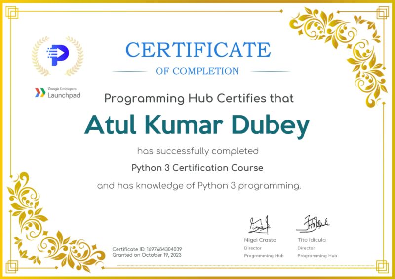 Atul Dubey on LinkedIn: #python #learningstreak #pythonprogramming Atul Dubey on LinkedIn: #python #learningstreak #pythonprogramming