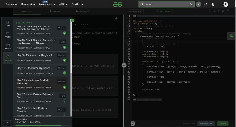 #160dayscoding #gfg160 #geekstreak2025 #gfg #geeksforgeeks #coding # ... #160dayscoding #gfg160 #geekstreak2025 #gfg #geeksforgeeks #coding # ...