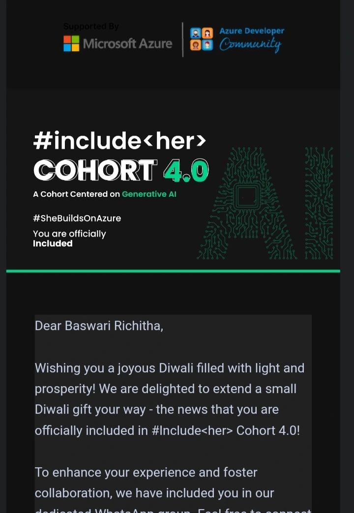 Richitha Baswari on LinkedIn: #include #generativeai #include # ... Richitha Baswari on LinkedIn: #include #generativeai #include # ...