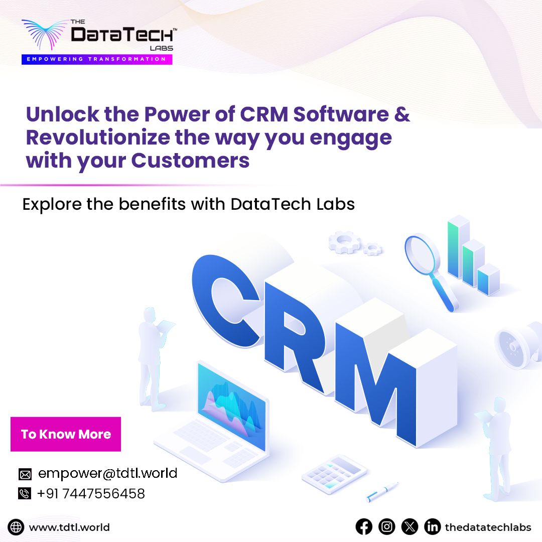 Transform your customer relationships with DataTech Labs CRM solutions ... Transform your customer relationships with DataTech Labs CRM solutions ...