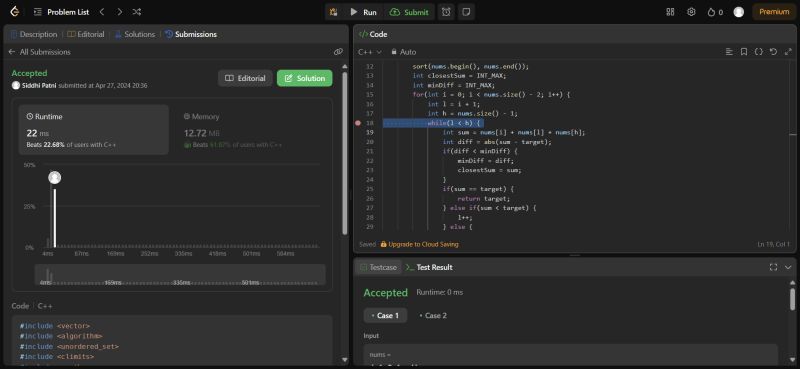 Day 81 of #100DaysOfCode: C++ solved a problem | Siddhi P. posted on ... Day 81 of #100DaysOfCode: C++ solved a problem | Siddhi P. posted on ...