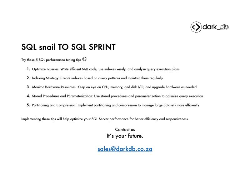 dark_db on LinkedIn: #sqldba #sqlserver #sqltips dark_db on LinkedIn: #sqldba #sqlserver #sqltips