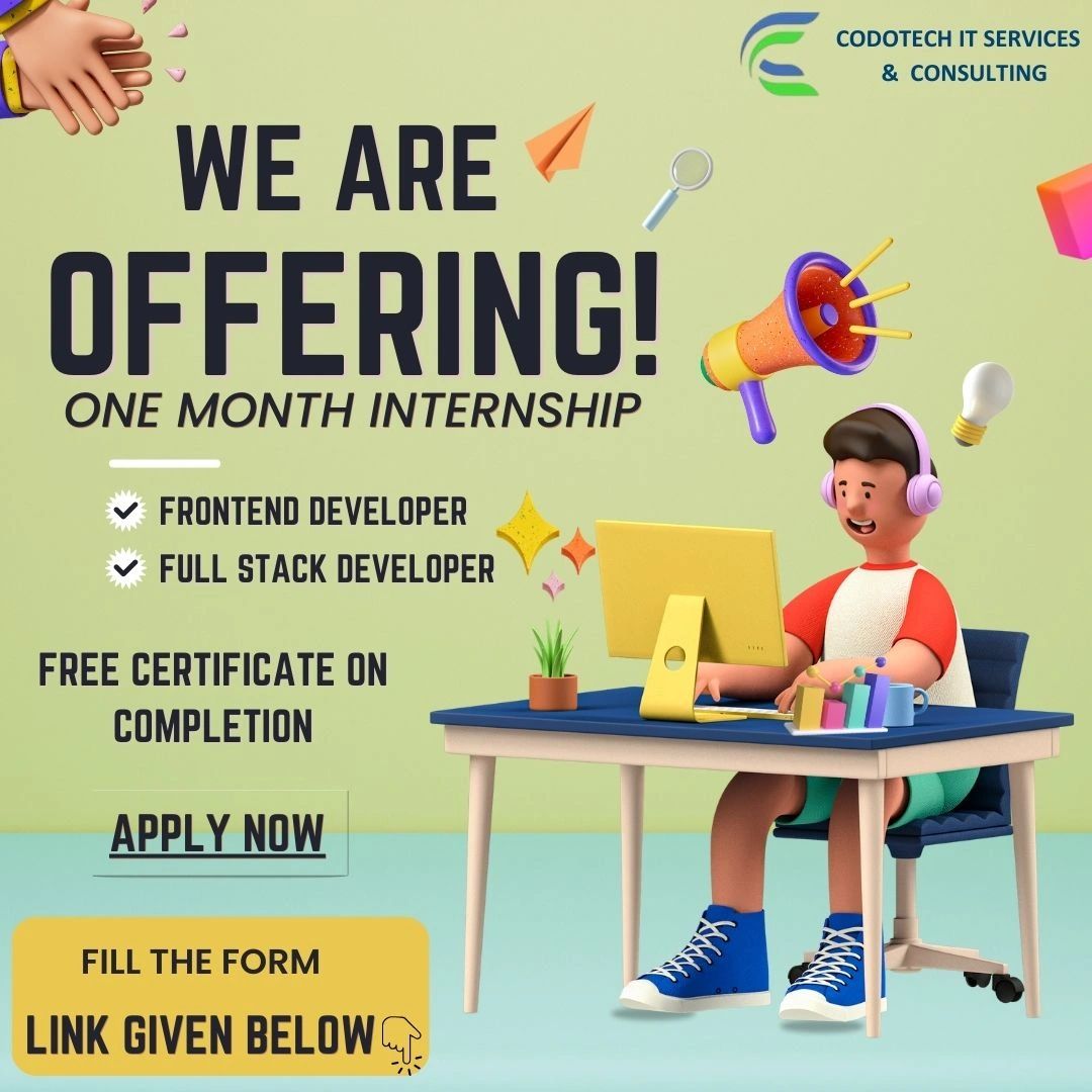 CODOTECH on LinkedIn: 🚀 Exciting Opportunity for Web Developers! 1 ... CODOTECH on LinkedIn: 🚀 Exciting Opportunity for Web Developers! 1 ...