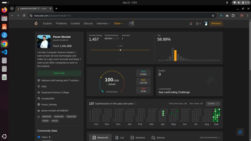 Pavan Mortale on LinkedIn: #leetcode #codingjourney #algorithms # ... Pavan Mortale on LinkedIn: #leetcode #codingjourney #algorithms # ...