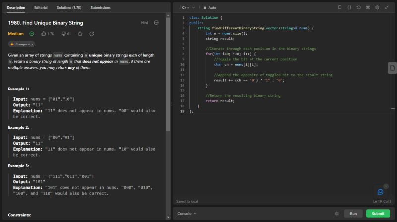 How I solved a binary string problem with LeetCode | Sanket Rakshe ... How I solved a binary string problem with LeetCode | Sanket Rakshe ...