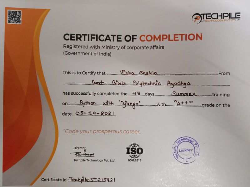 Vibha Shukla on LinkedIn: #python #django #webdevelopment # ... Vibha Shukla on LinkedIn: #python #django #webdevelopment # ...