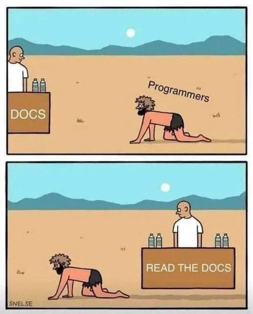 Vaibhav Matere on LinkedIn: Why most of programmers don't read docs? Vaibhav Matere on LinkedIn: Why most of programmers don't read docs?