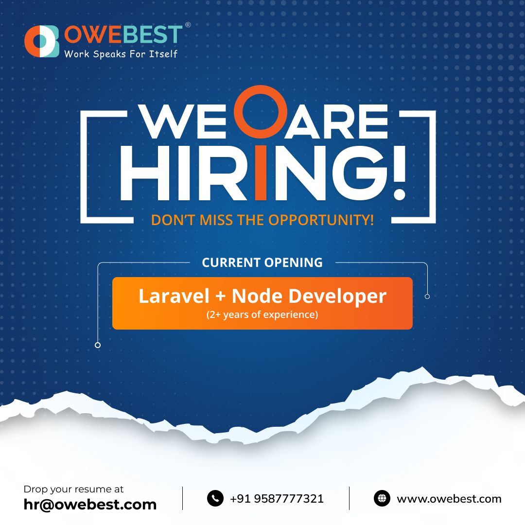 Swati Sharma on LinkedIn: #laravel #node #laravelnode #jaipur #urgent # ... Swati Sharma on LinkedIn: #laravel #node #laravelnode #jaipur #urgent # ...