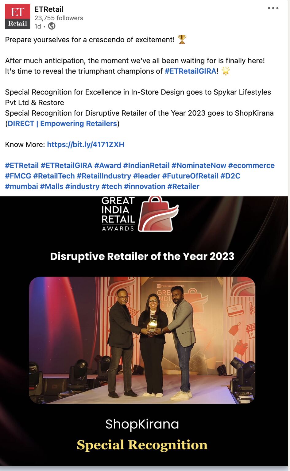 Tanutejas Saraswat on LinkedIn: #disruptive #retailer #etretailgira ... Tanutejas Saraswat on LinkedIn: #disruptive #retailer #etretailgira ...