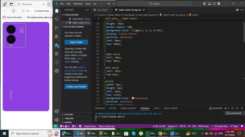 Noor Hanan on LinkedIn: Designing vivo by using HTML and CSS Noor Hanan on LinkedIn: Designing vivo by using HTML and CSS