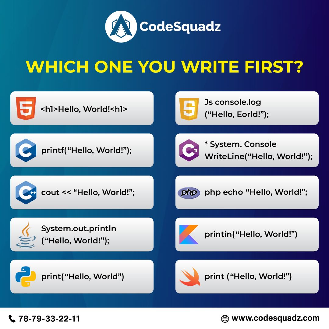 CodeSquadz on LinkedIn: #coding #codinglanguage #programming # ... CodeSquadz on LinkedIn: #coding #codinglanguage #programming # ...