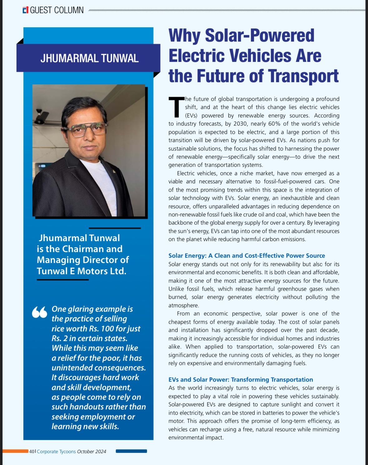 Jhumarmal Tunwal posted on LinkedIn Jhumarmal Tunwal posted on LinkedIn