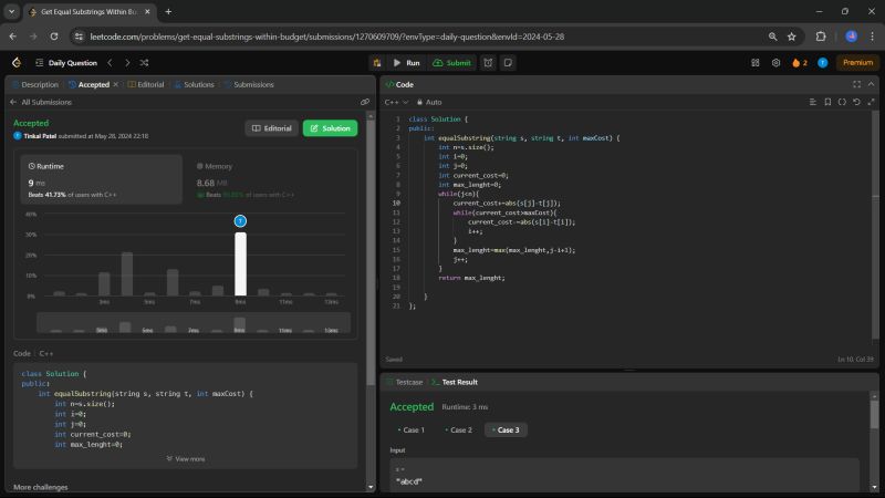 Tinkal Patel on LinkedIn: #leetcode #c #dsa #problemsolving Tinkal Patel on LinkedIn: #leetcode #c #dsa #problemsolving