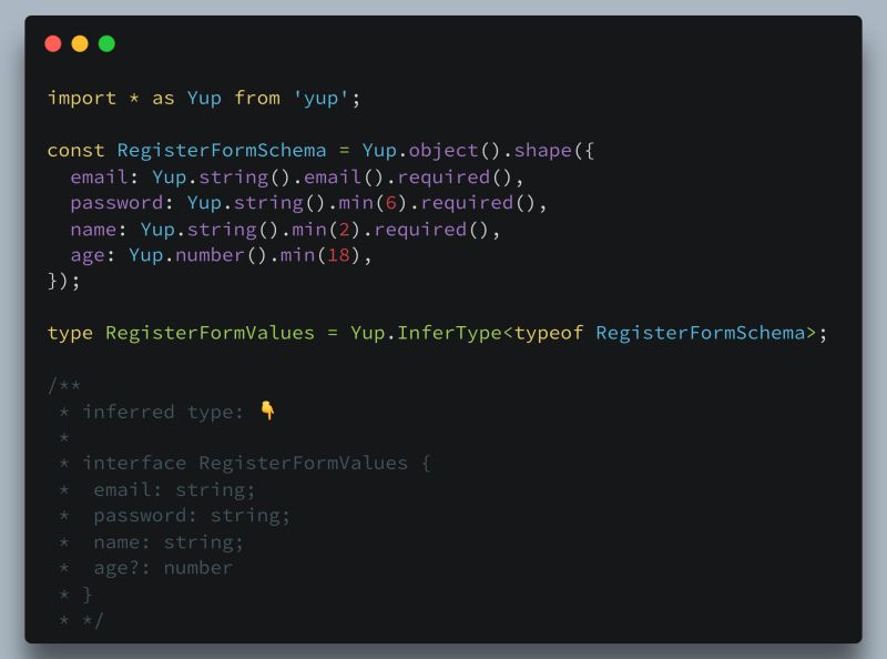Ammar Oker on LinkedIn: #yup #typescript #react #yup #webdevelopment # ... Ammar Oker on LinkedIn: #yup #typescript #react #yup #webdevelopment # ...