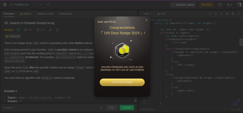 Celebrating 100+ days of problem-solving on LeetCode | MD ISTAKHAR ... Celebrating 100+ days of problem-solving on LeetCode | MD ISTAKHAR ...