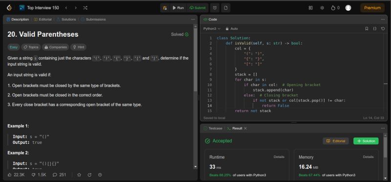 Day-22 of #100Daysofcode: Valid Parentheses | Rhythm Rawat posted on ... Day-22 of #100Daysofcode: Valid Parentheses | Rhythm Rawat posted on ...