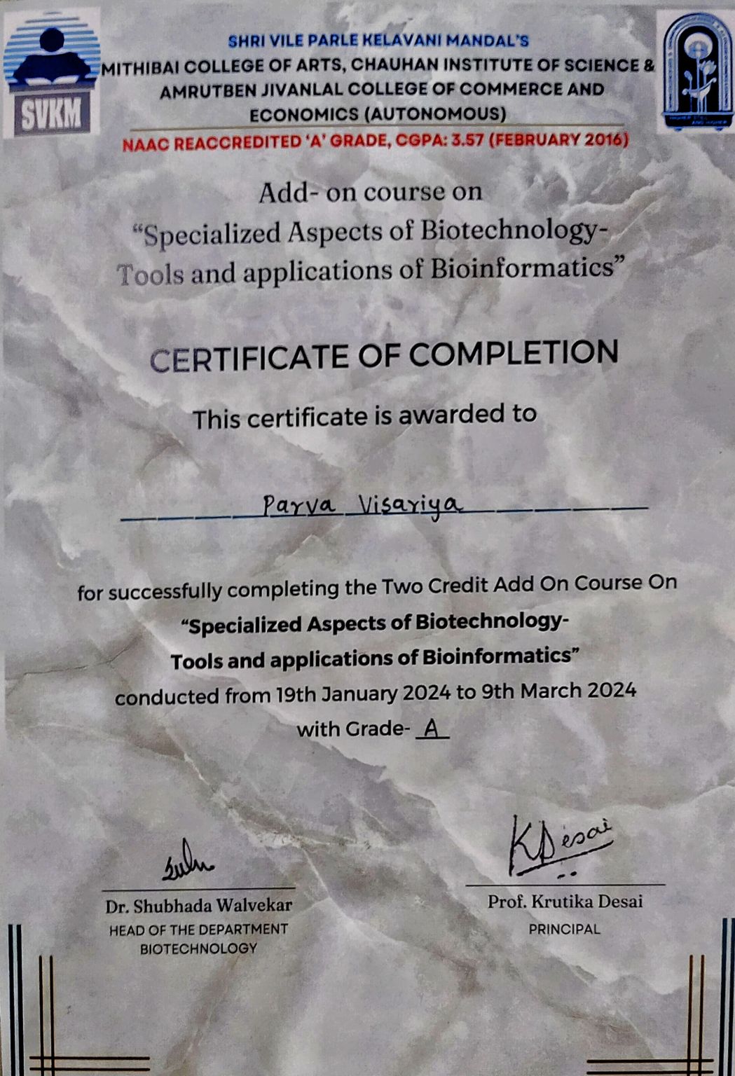 #bioinformatics #biotechnology | Parva Visariya #bioinformatics #biotechnology | Parva Visariya