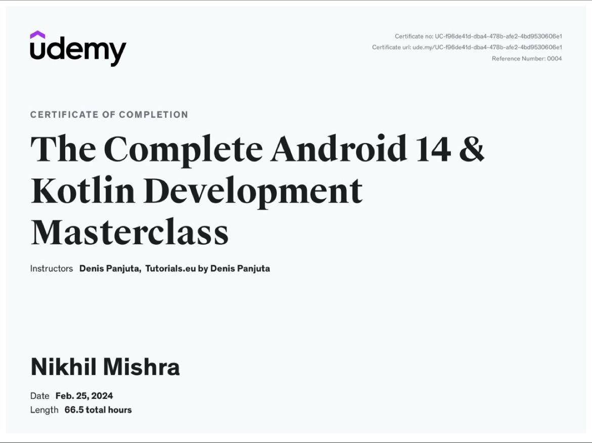 Nikhil Mishra on LinkedIn: #jetpackcompose #kotlin Nikhil Mishra on LinkedIn: #jetpackcompose #kotlin