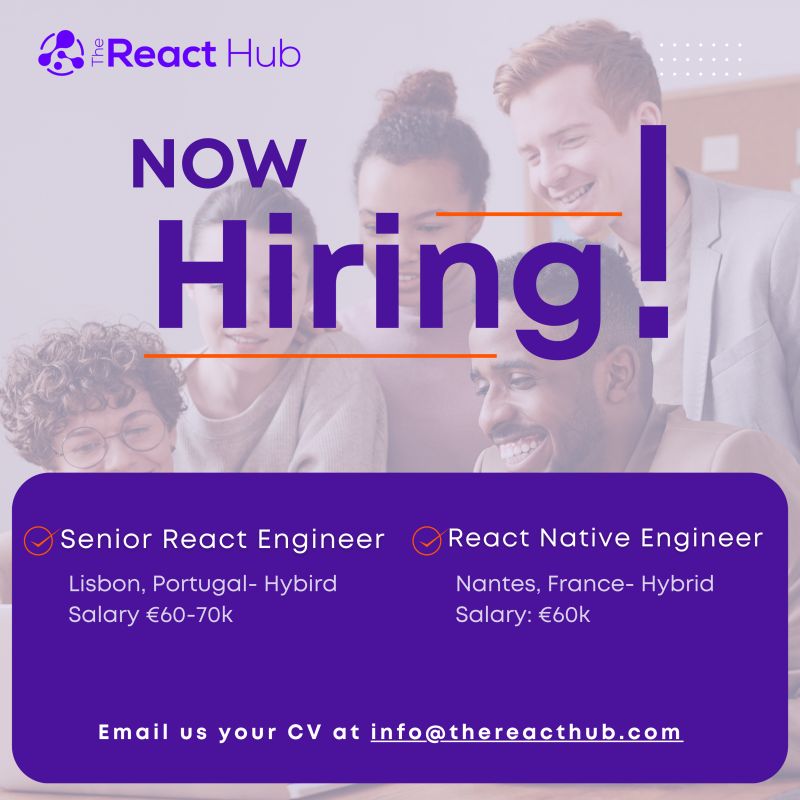 The React Hub on LinkedIn: Find your exciting React opportunity. The React Hub on LinkedIn: Find your exciting React opportunity.