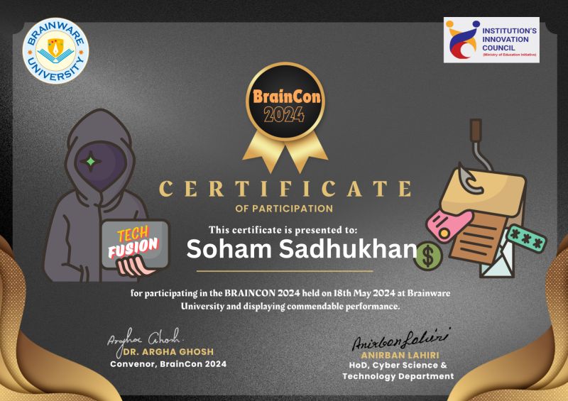 Soham Sadhukhan on LinkedIn: #cybersecurity #ctf #braincon2024 # ... Soham Sadhukhan on LinkedIn: #cybersecurity #ctf #braincon2024 # ...