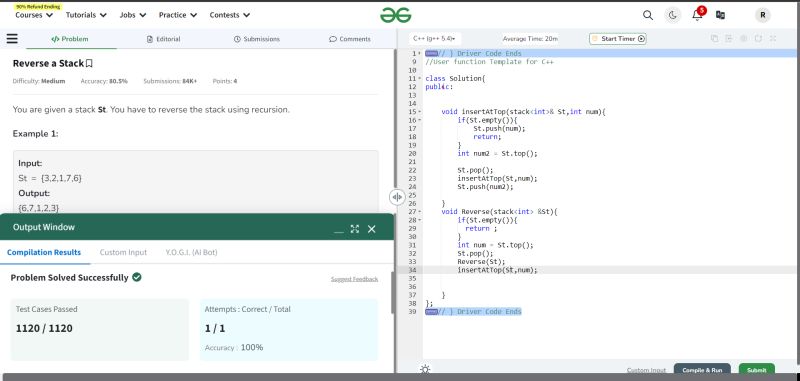 Rohan Baghel on LinkedIn: #100daysofcode #codingjourney #recursion # ... Rohan Baghel on LinkedIn: #100daysofcode #codingjourney #recursion # ...