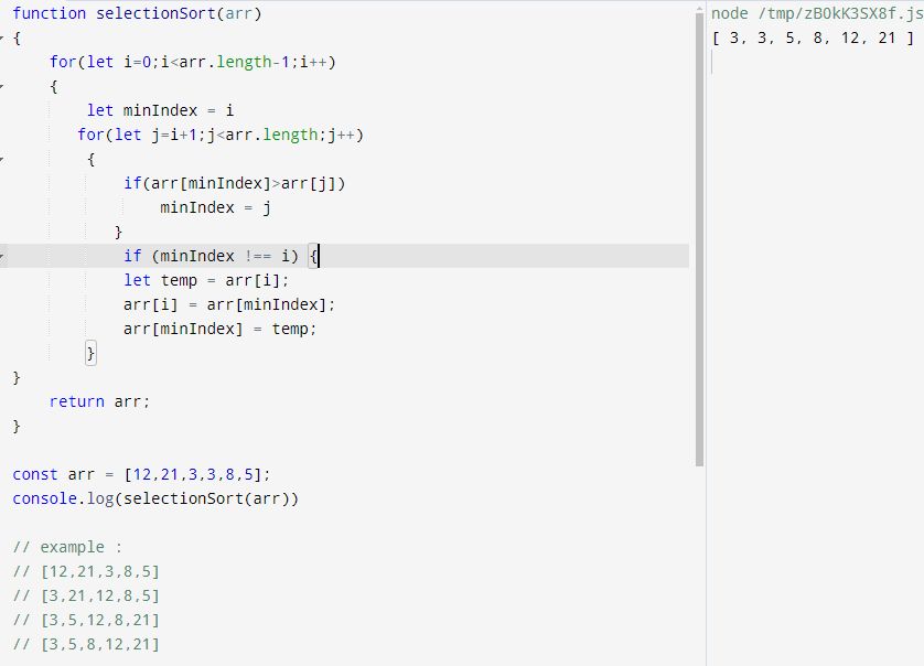 Hamza Ali on LinkedIn: #selectionsort #sortingalgorithms # ... Hamza Ali on LinkedIn: #selectionsort #sortingalgorithms # ...
