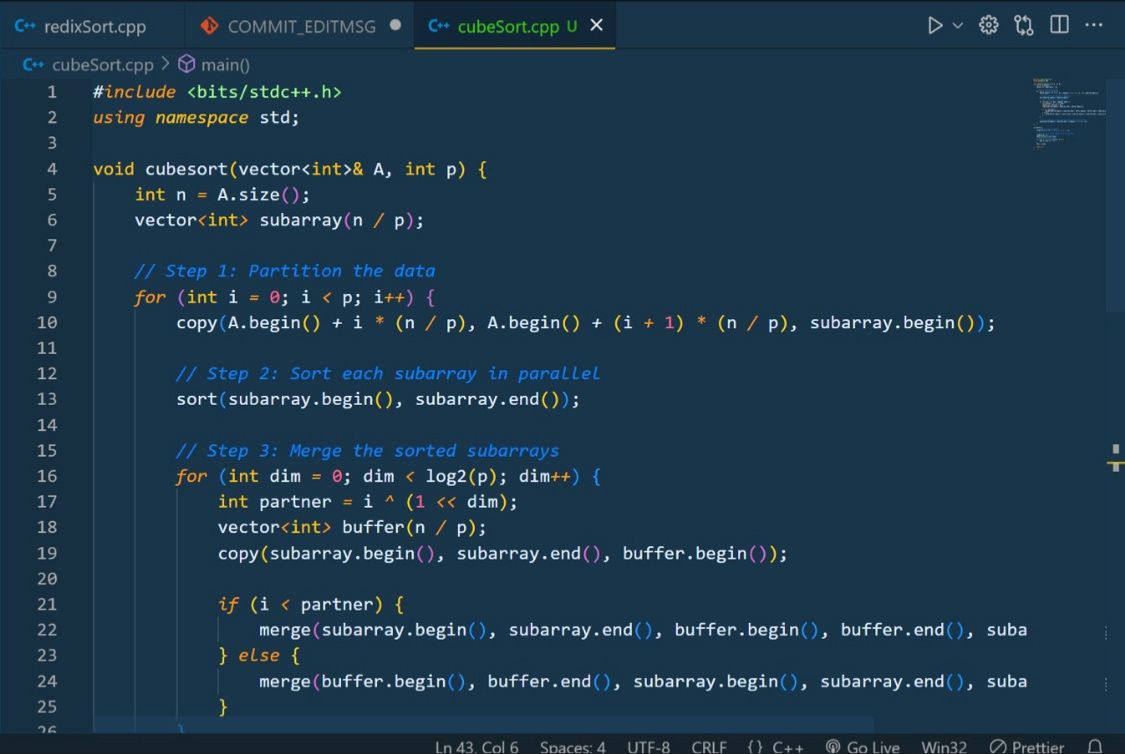 Jatin Chourasiya on LinkedIn: #day25 #dsa #cplusplus #cubesort # ... Jatin Chourasiya on LinkedIn: #day25 #dsa #cplusplus #cubesort # ...