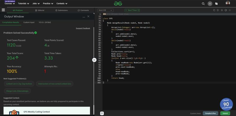 Varun Tiruvail on LinkedIn: #gfgcodechallenge #100daysofcodechallenge # ... Varun Tiruvail on LinkedIn: #gfgcodechallenge #100daysofcodechallenge # ...