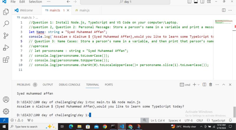 Syed Muhammad Affan on LinkedIn: #100daysofcodechallenge ... Syed Muhammad Affan on LinkedIn: #100daysofcodechallenge ...
