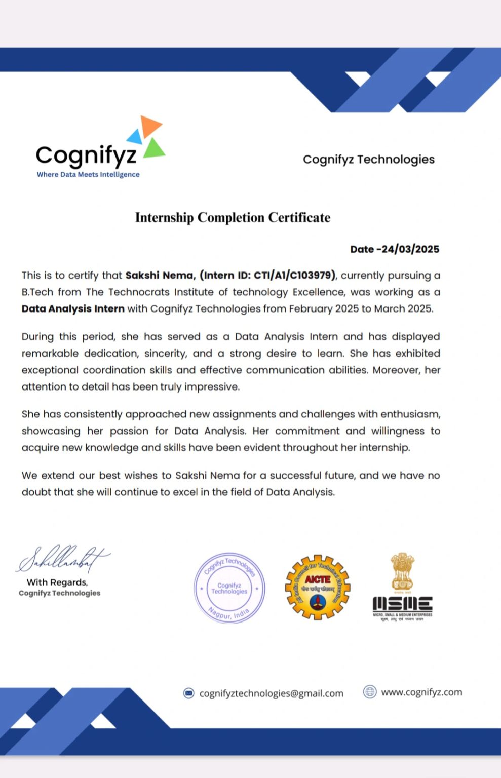 I have successfully achieve an experience on practical projects during ... I have successfully achieve an experience on practical projects during ...