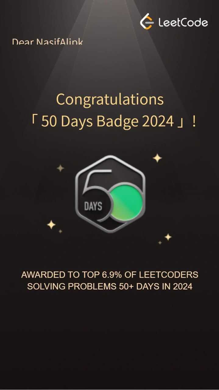 Nasif Ali pk on LinkedIn: #leetcode #codingjourney # ... Nasif Ali pk on LinkedIn: #leetcode #codingjourney # ...
