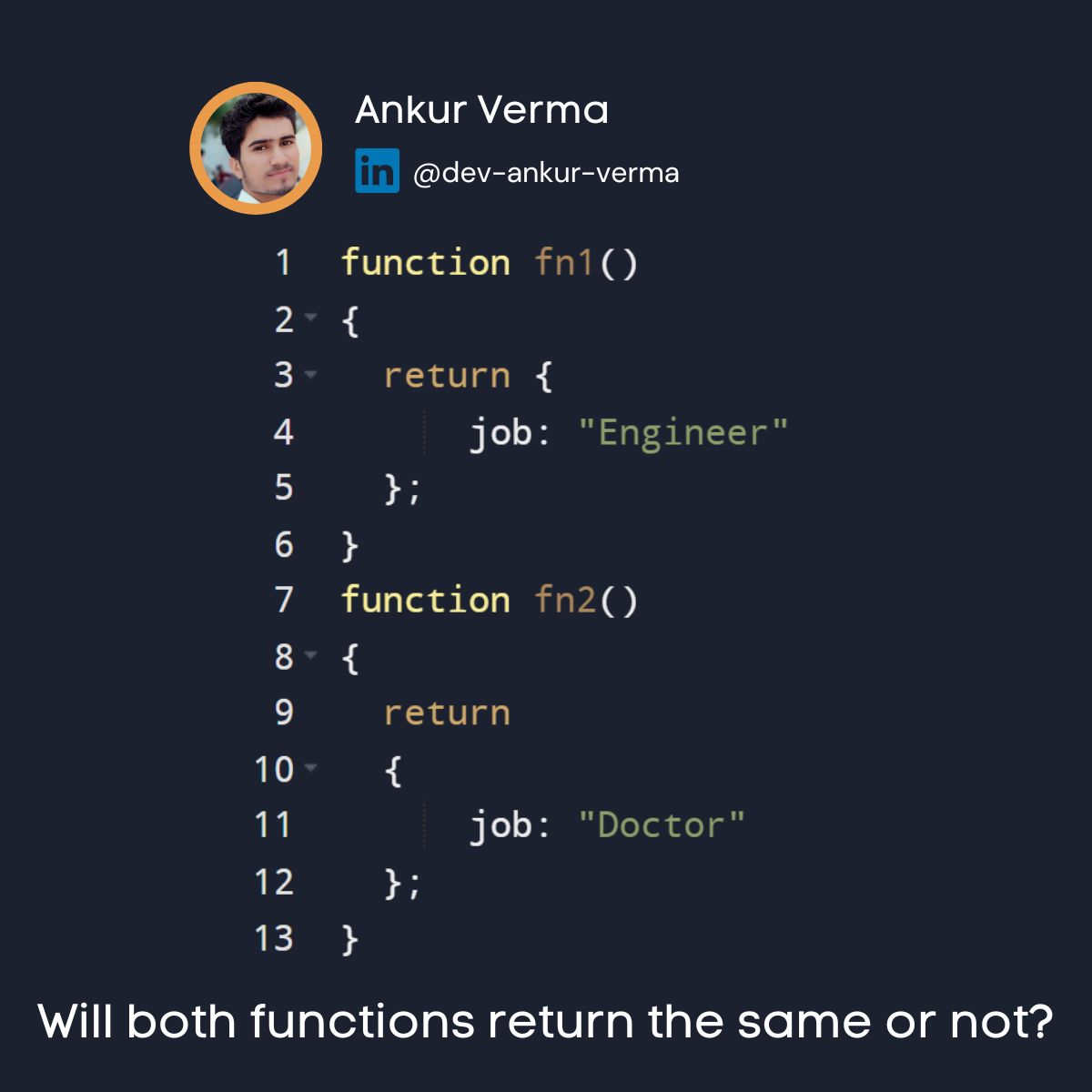 Ankur V on LinkedIn: #coding #javascript #programming #webdevelopment # ... Ankur V on LinkedIn: #coding #javascript #programming #webdevelopment # ...