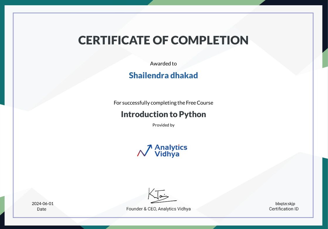 shailendra Dhakad on LinkedIn: Today I earned my shailendra Dhakad on LinkedIn: Today I earned my