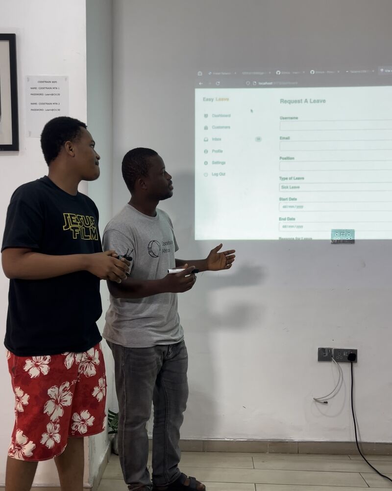 Seli Dartey on LinkedIn: #demoday #africa #codetrainafrica # ... Seli Dartey on LinkedIn: #demoday #africa #codetrainafrica # ...