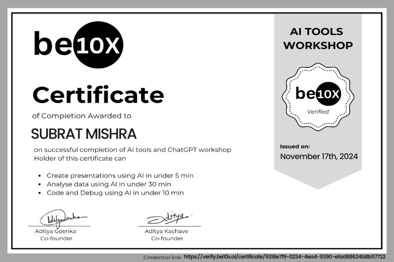 Subrat Mishra on LinkedIn: #ai #chatgpt #dataanalysis #innovation # ... Subrat Mishra on LinkedIn: #ai #chatgpt #dataanalysis #innovation # ...