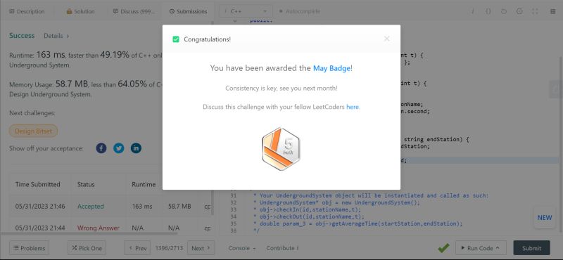 Deepak Joshi on LinkedIn: Hello connections🔥🚀 I got the May LeetCode ... Deepak Joshi on LinkedIn: Hello connections🔥🚀 I got the May LeetCode ...
