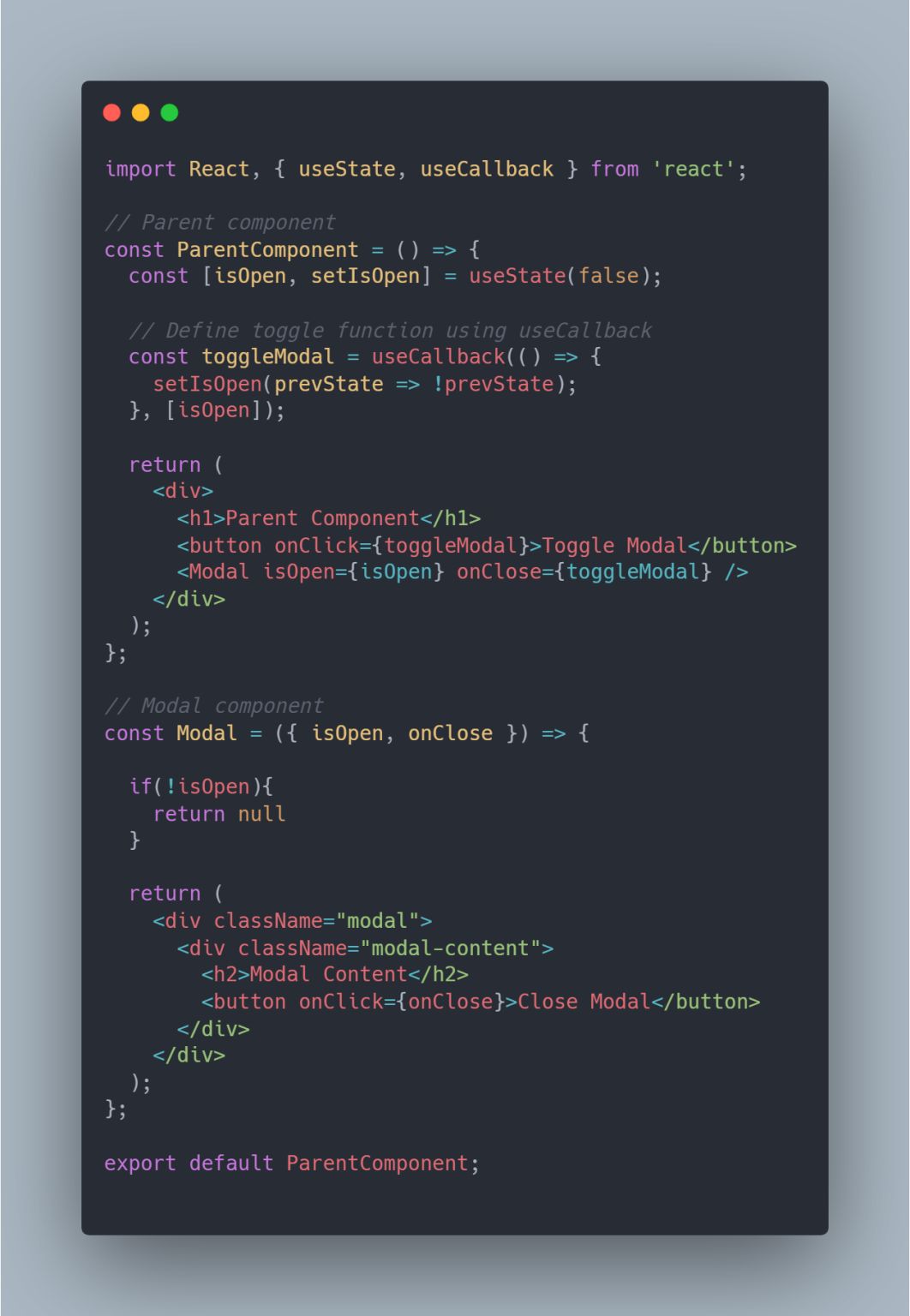 Syed Khizer on LinkedIn: π Understanding useCallback hook in React JS π ... Syed Khizer on LinkedIn: π Understanding useCallback hook in React JS π ...