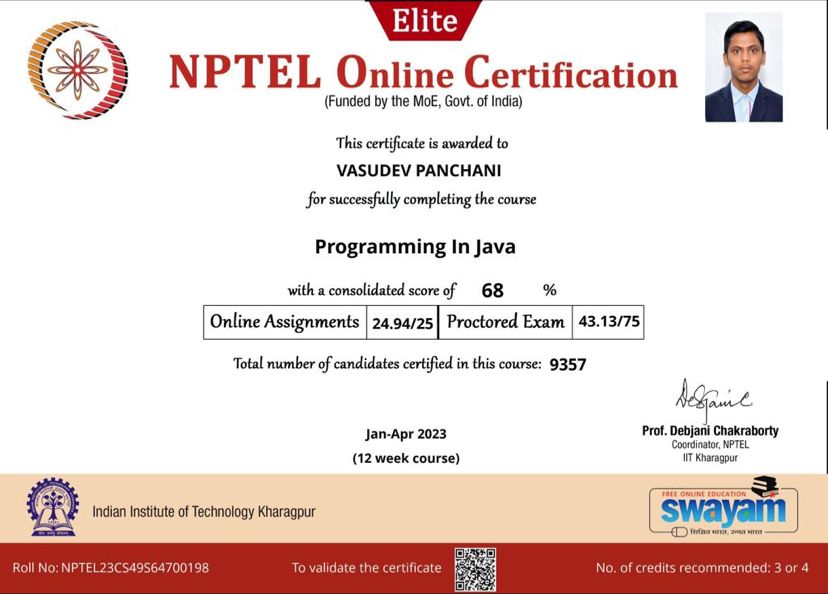 Vasudev Panchani on LinkedIn: #connections #thanksforyoursupport #nptel ... Vasudev Panchani on LinkedIn: #connections #thanksforyoursupport #nptel ...